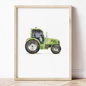 Set of 6 Vehicle Prints Vertical, Car Prints for Boys Room ...