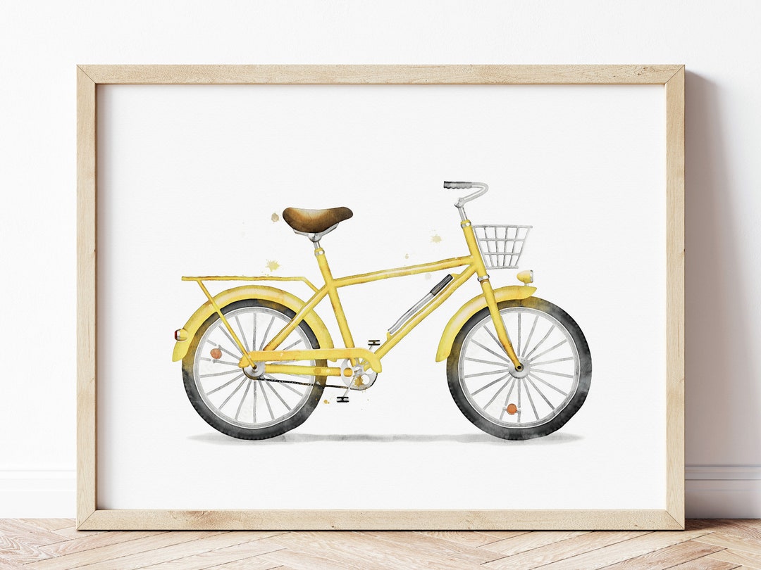 Bicycle Print, Bike Print, Cycle Poster, Bike Poster, Bicycle Wall Art ...