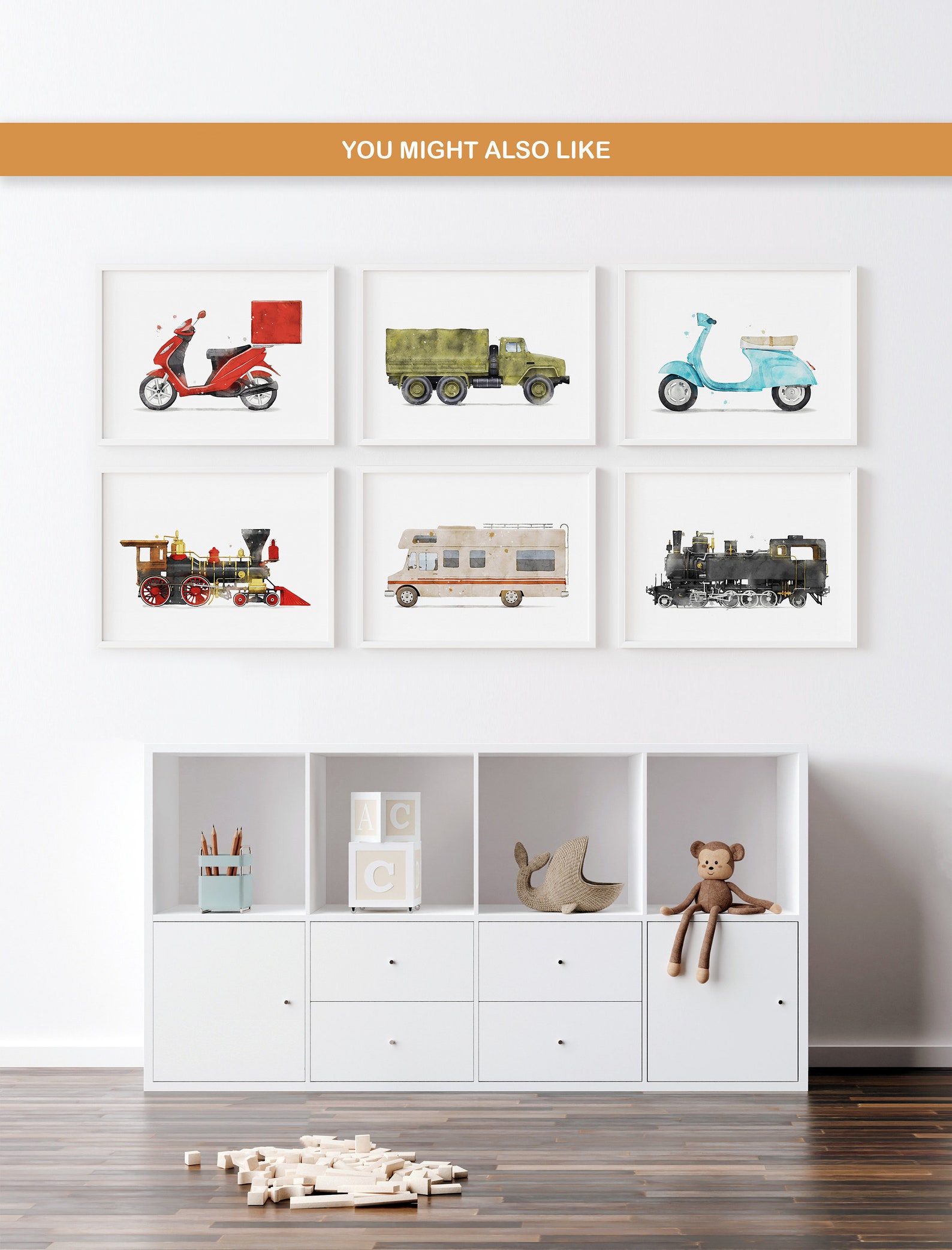 RV Motorhome Print, Motorhome Poster, Campervan Wall Art, Automotive ...