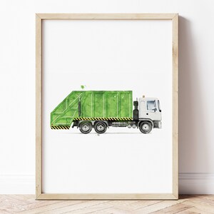 Set of 6 Vehicle Prints Vertical, Car Prints for Boys Room ...
