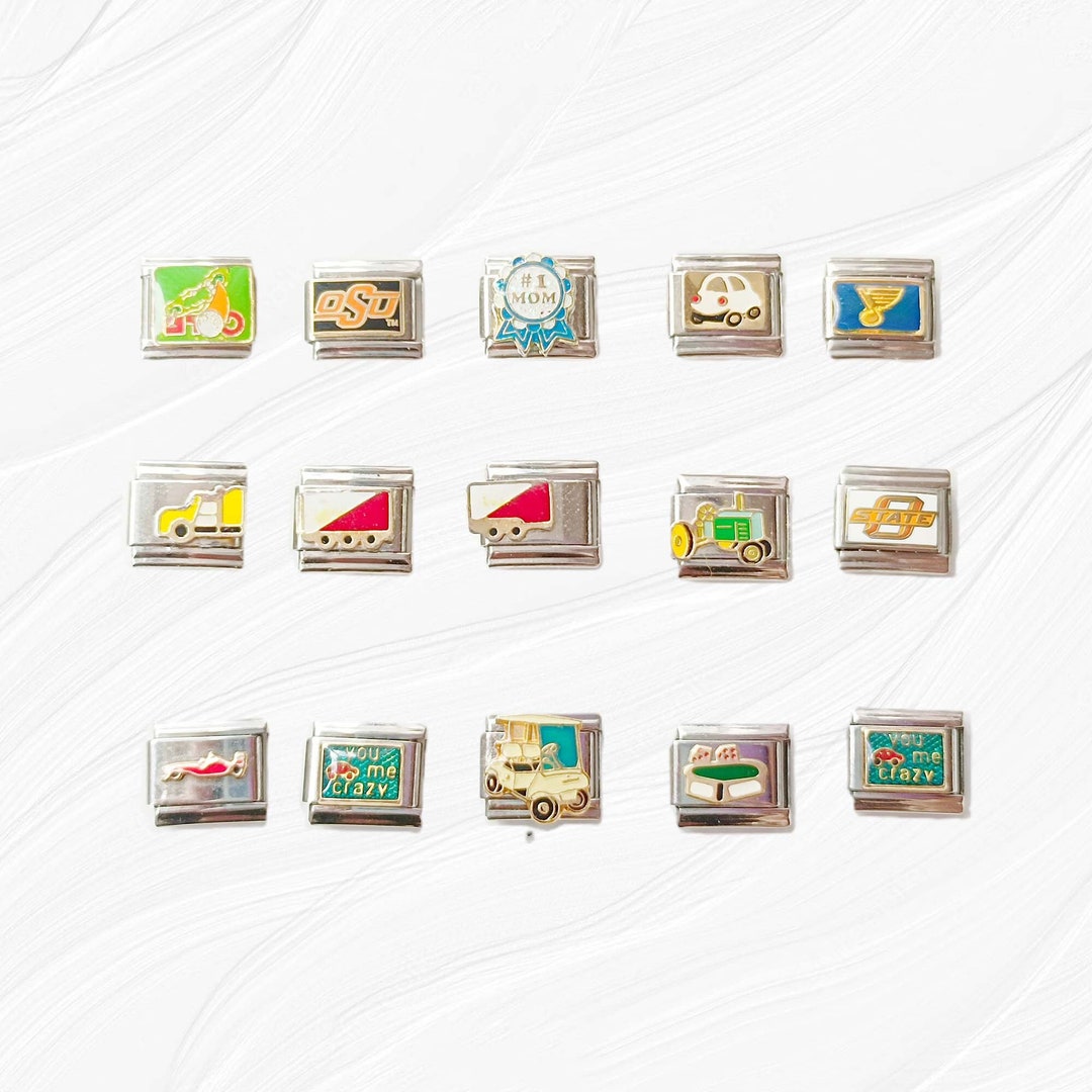 Cute Italian Charms Bracelet, Cartoon Italian Charms Bracelet, 9mm ...