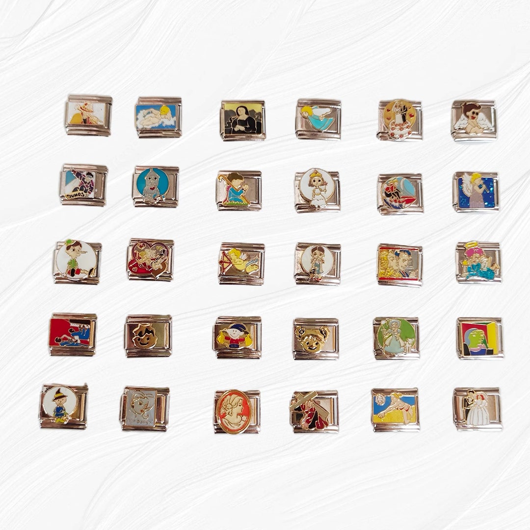 Kawaii Italian Charms, Cartoon Italian Charms Bracelet, Girls Italian ...