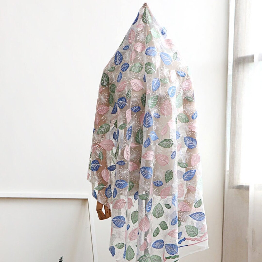 Leaf Lace Fabric, Small Leaf Rank Fabric, Bridal Lace Fabric ,wedding ...