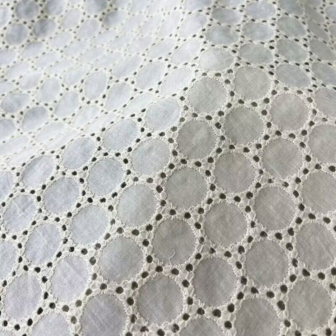 Eyelet Fabric Eyelet Dress Embroidered Eyelet Eyelet Cotton Fabric ...