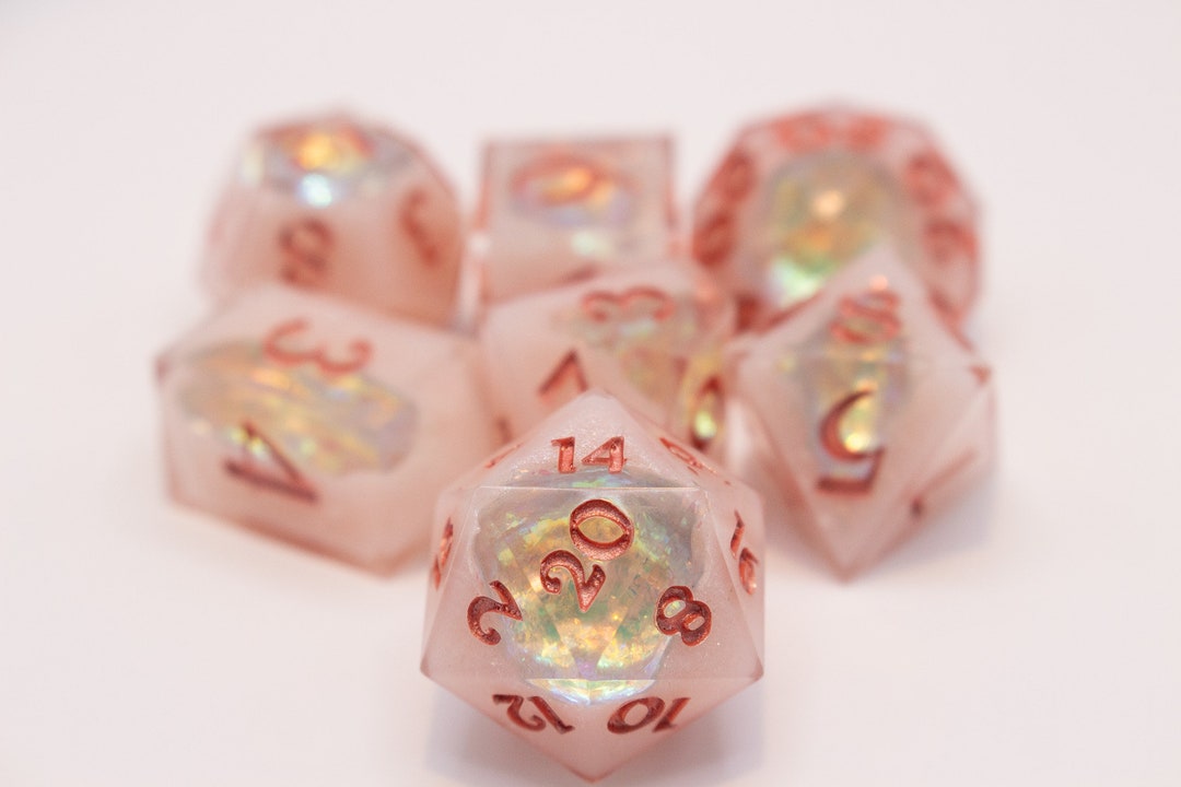 Polyhedral Opal Geode Dice Dnd - Etsy