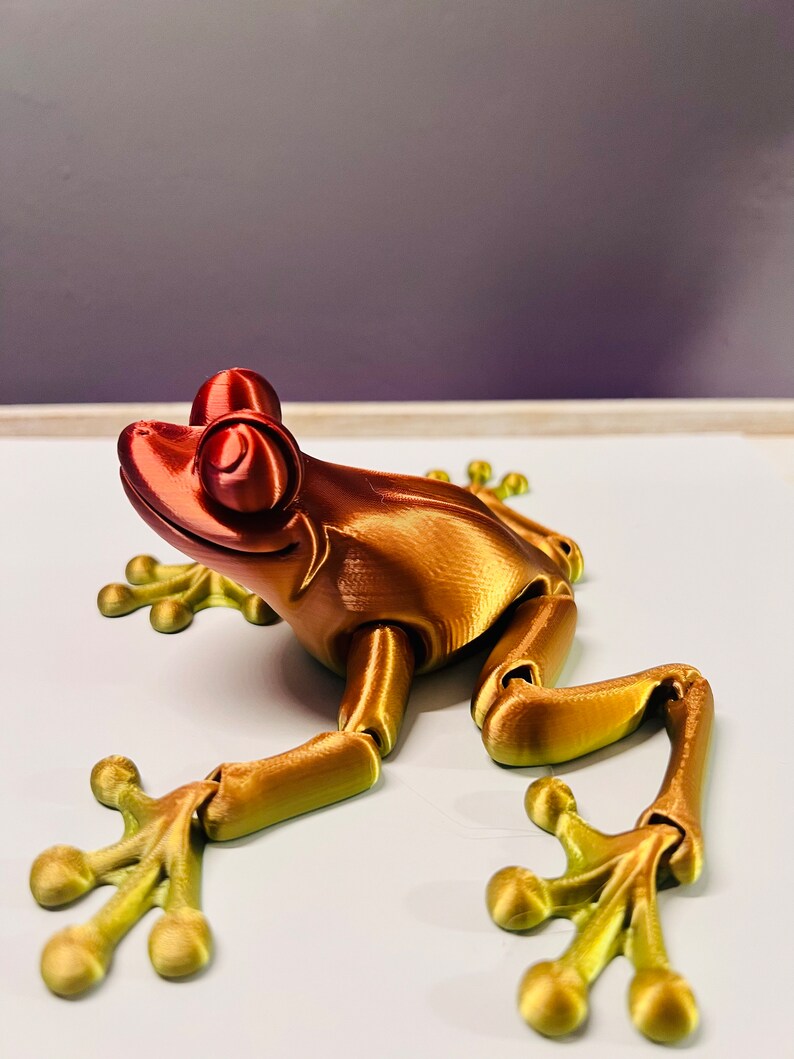 Articulated Cute Tree Frog 3D Printed Sensory Toy - Etsy