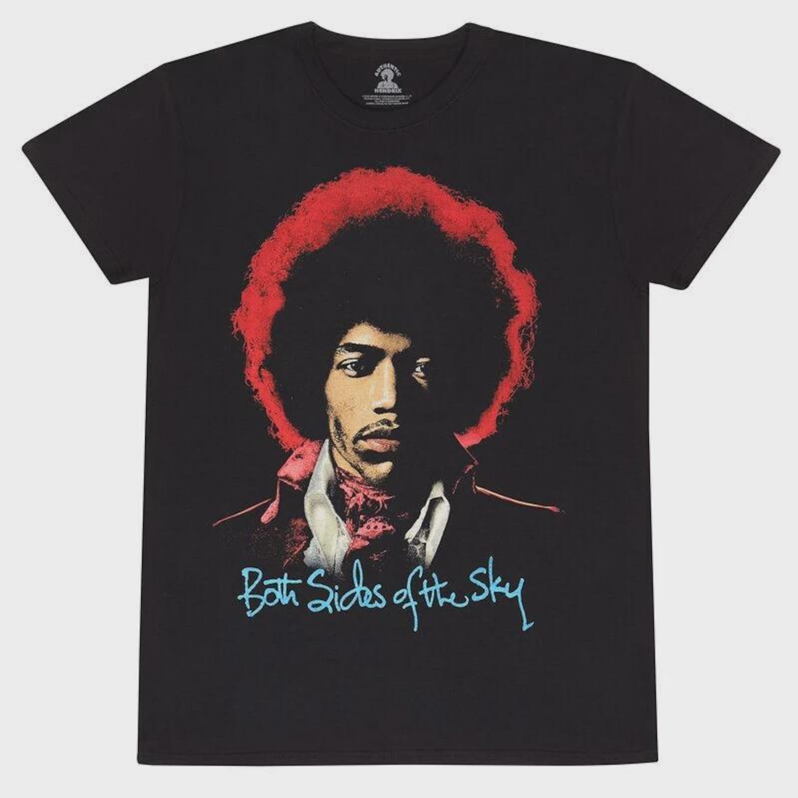 Official Jimi Hendrix T-shirt Both Sides of the Sky Black Graphic Tee ...