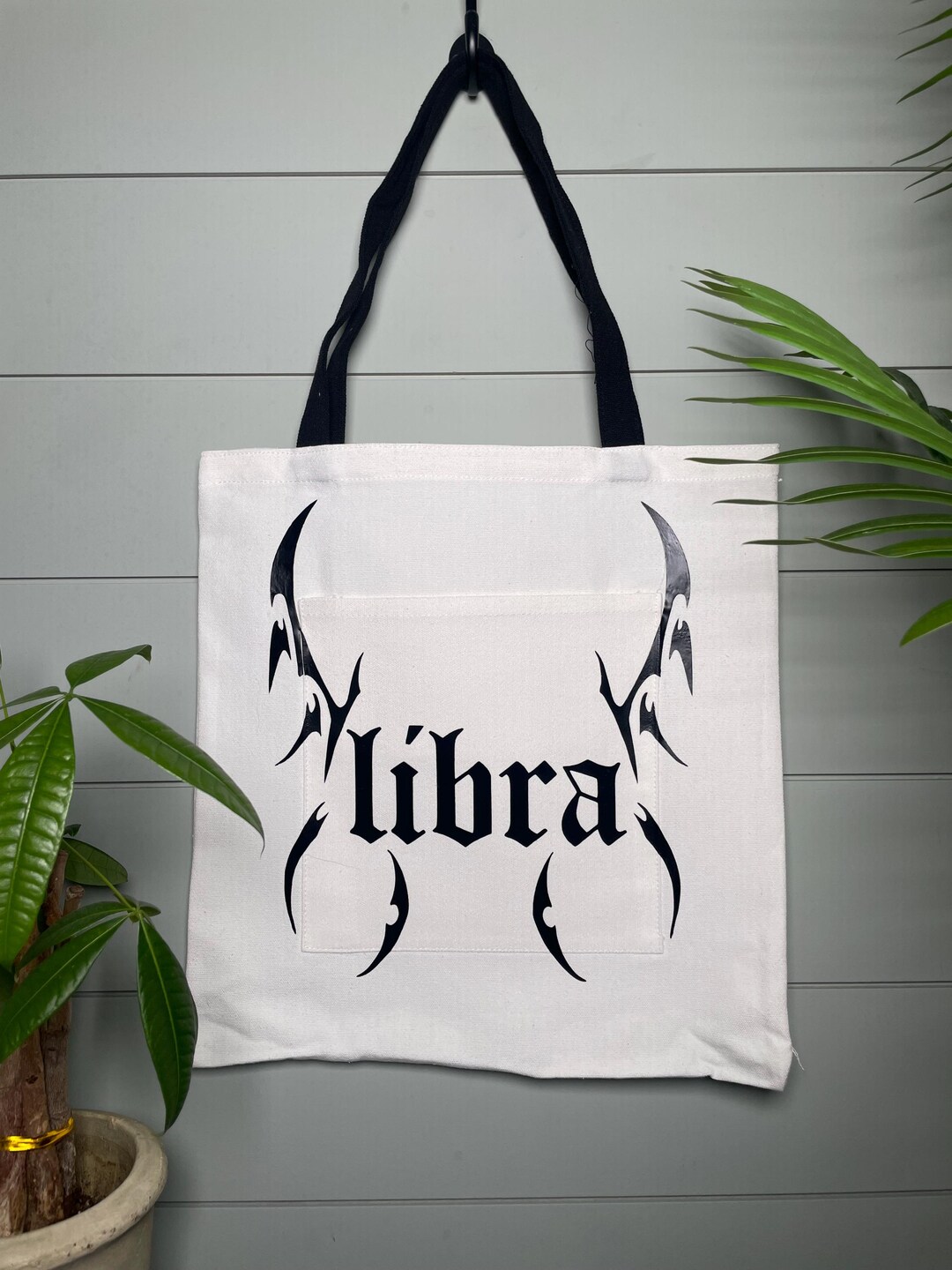 Libra Astrology Tote Bag With Sigil Design - Etsy