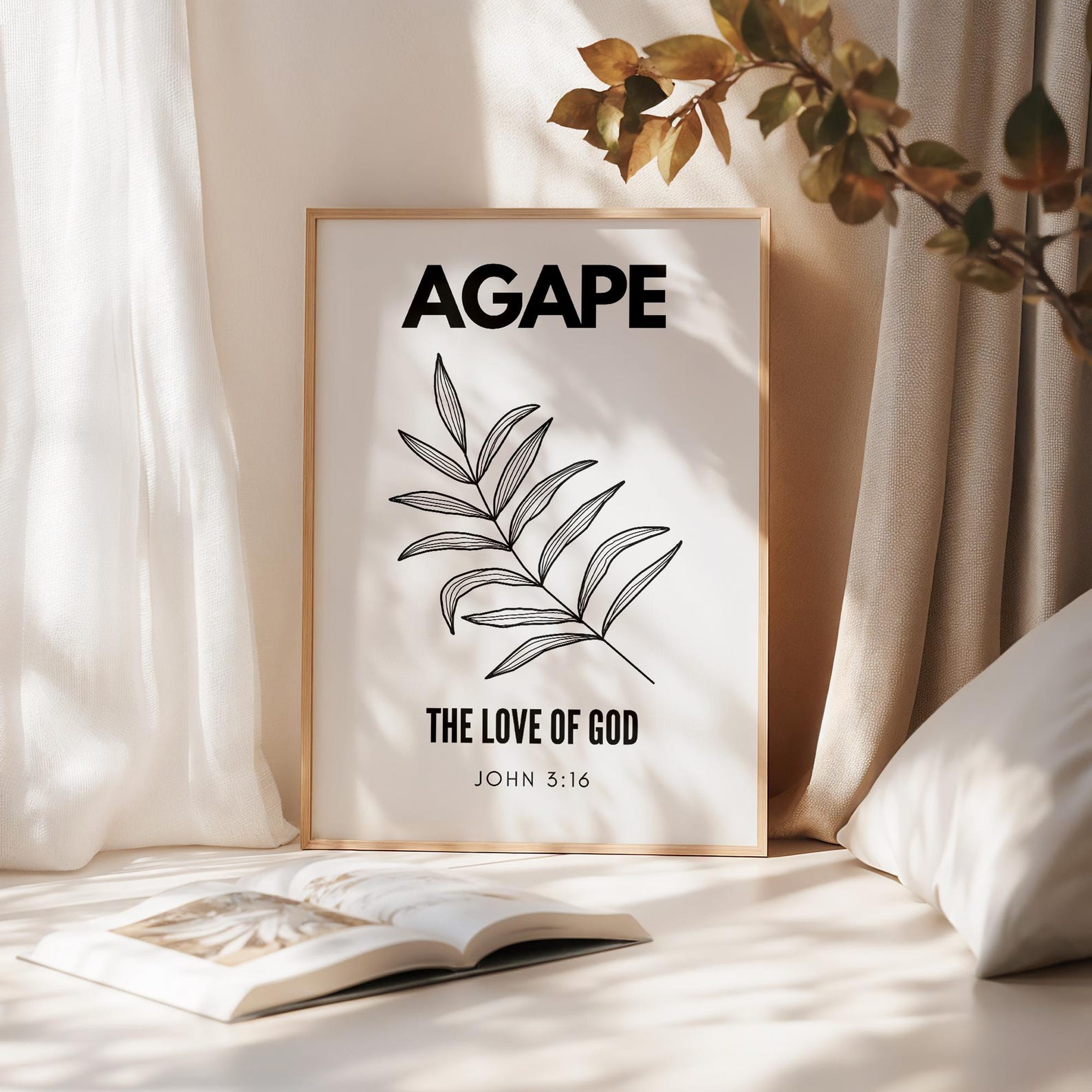 Biblical Types of Love, Agape, the Love of God, Christian Poster, Love ...