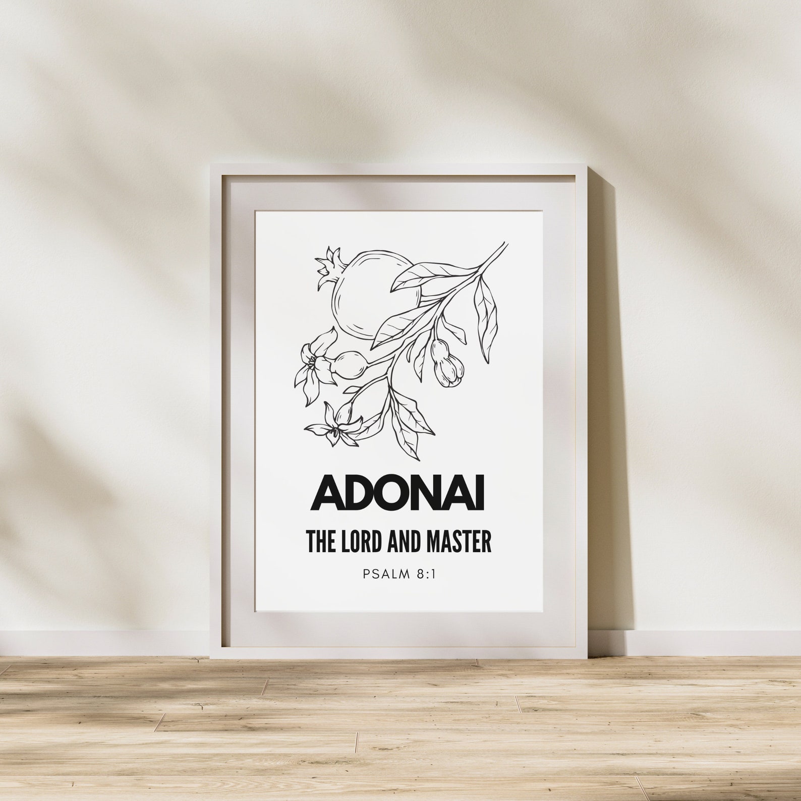 Printable Adonai Wall Art Instant Download Christian - Etsy