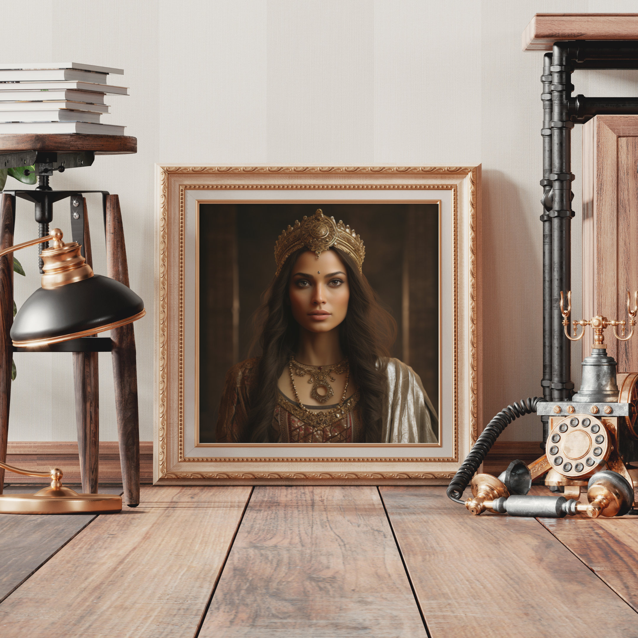 The Courageous Queen Esther , Jesus Art, Bible Art, Wall Art , Digital ...