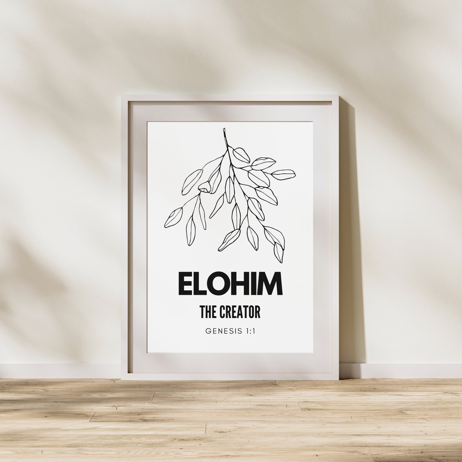 Printable Elohim Wall Art Instant Download Christian - Etsy