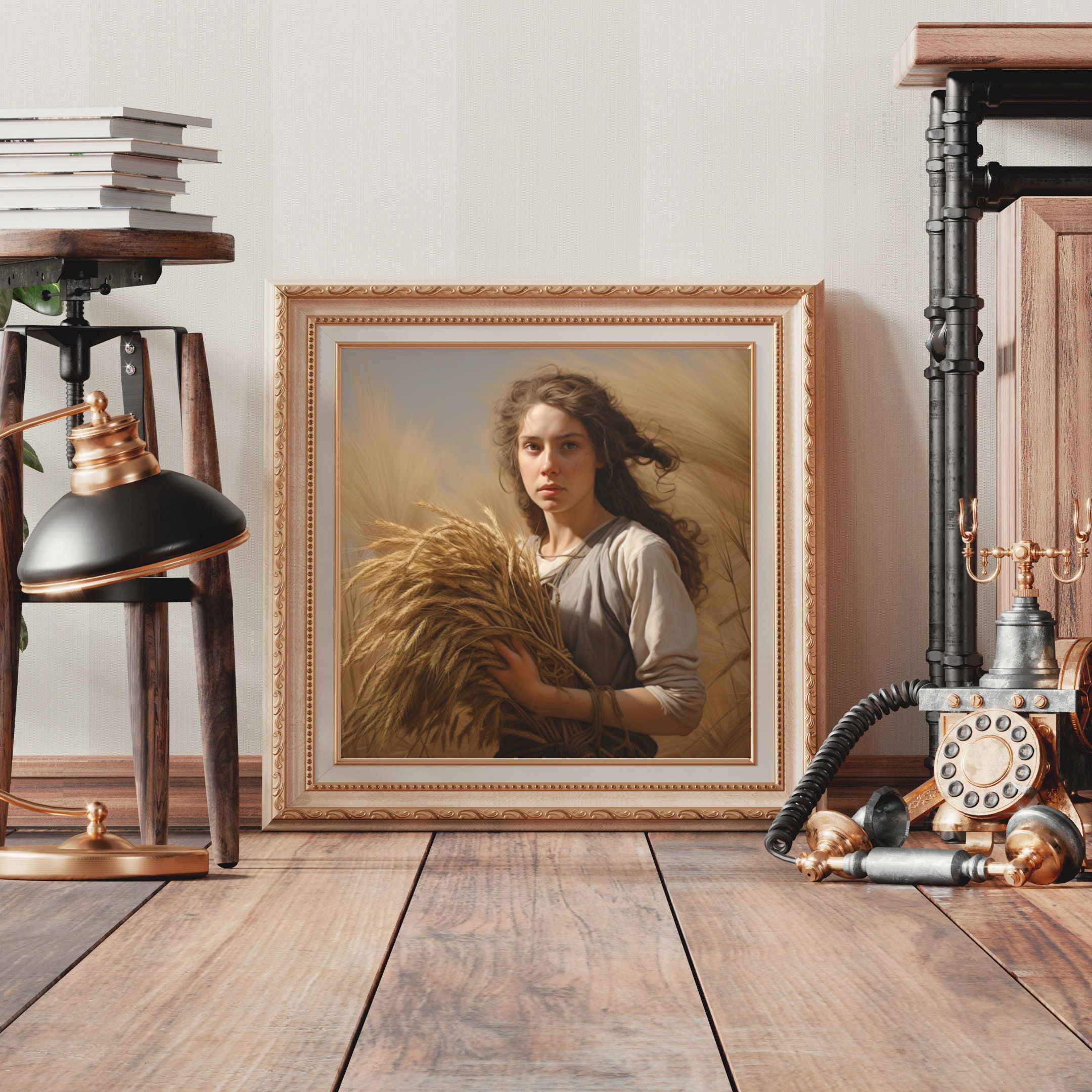 Ruth Poster, Ruth and Naomi, Digital Watercolor Bible Verse Jesus Art ...