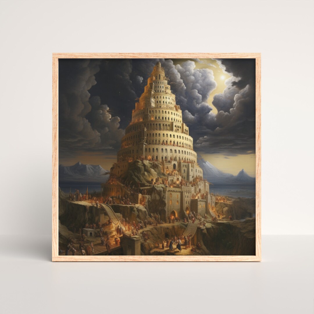 Tower of Babel, Tower of Babel Art, Tower of Babel Bible, Picture of ...