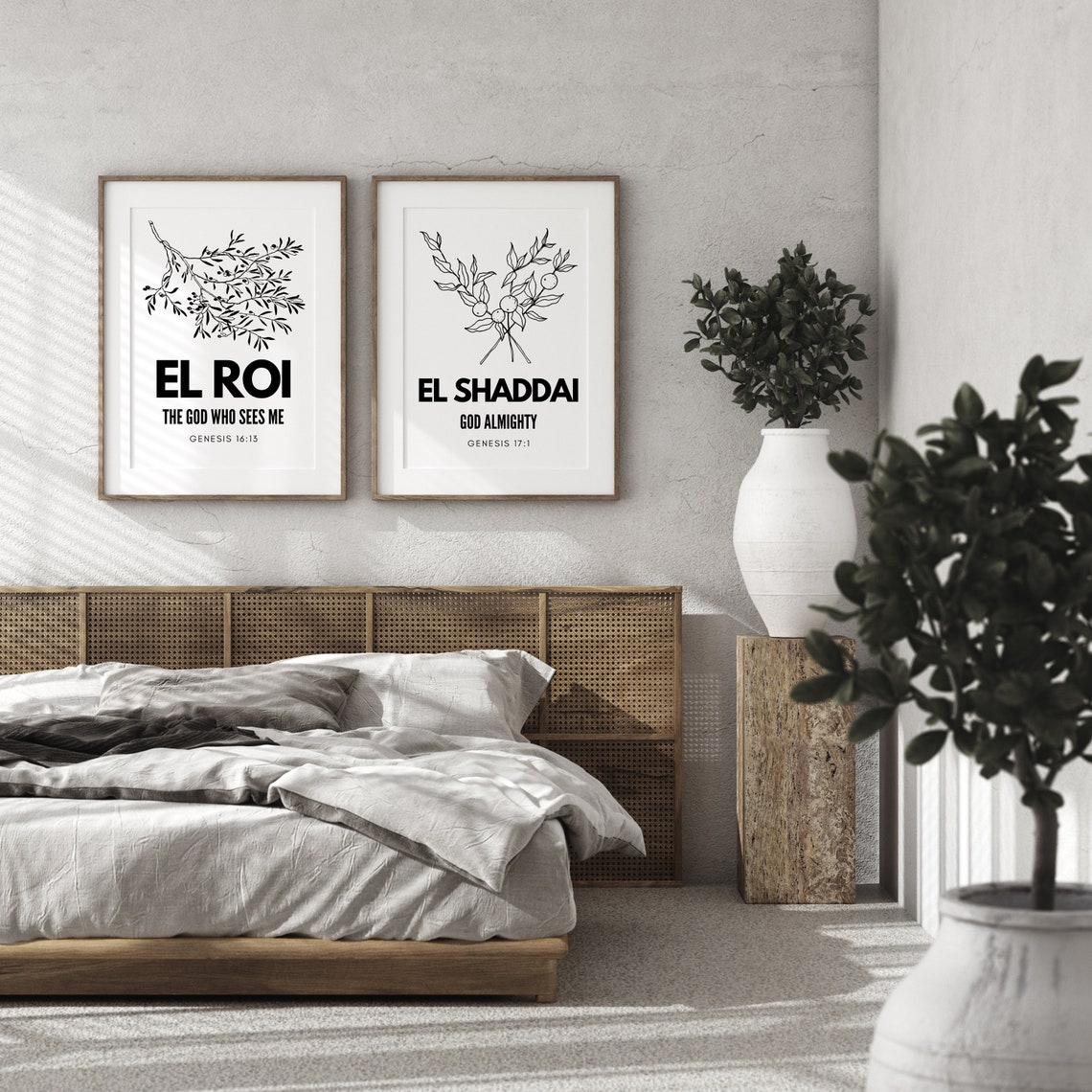 Printable El Roi Wall Art, Instant Download Christian Scripture, Bible ...