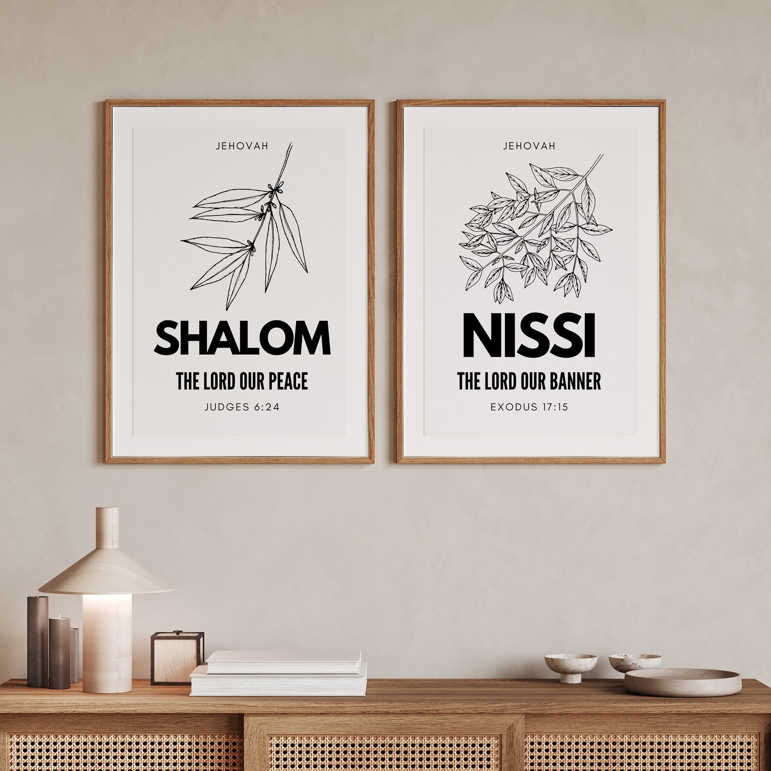 Printable Shalom Wall Art, Instant Download Christian Scripture, Bible ...