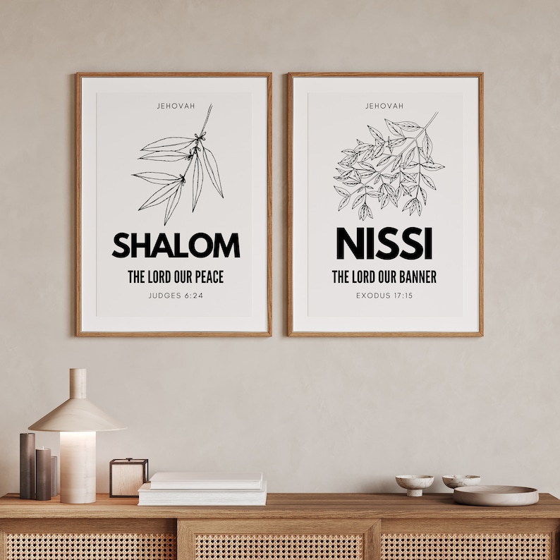 Printable Shalom Wall Art, Instant Download Christian Scripture, Bible ...