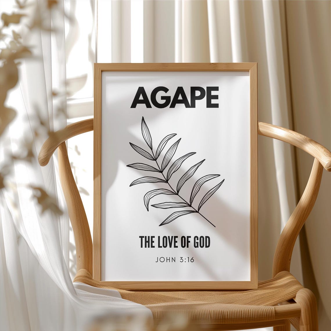 Biblical Types of Love, Agape, the Love of God, Christian Poster, Love ...