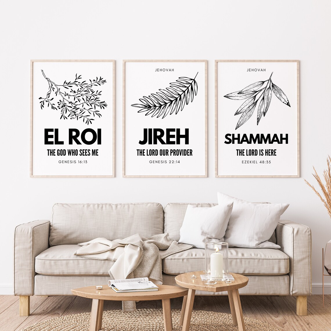 Printable El Roi Wall Art, Instant Download Christian Scripture, Bible ...
