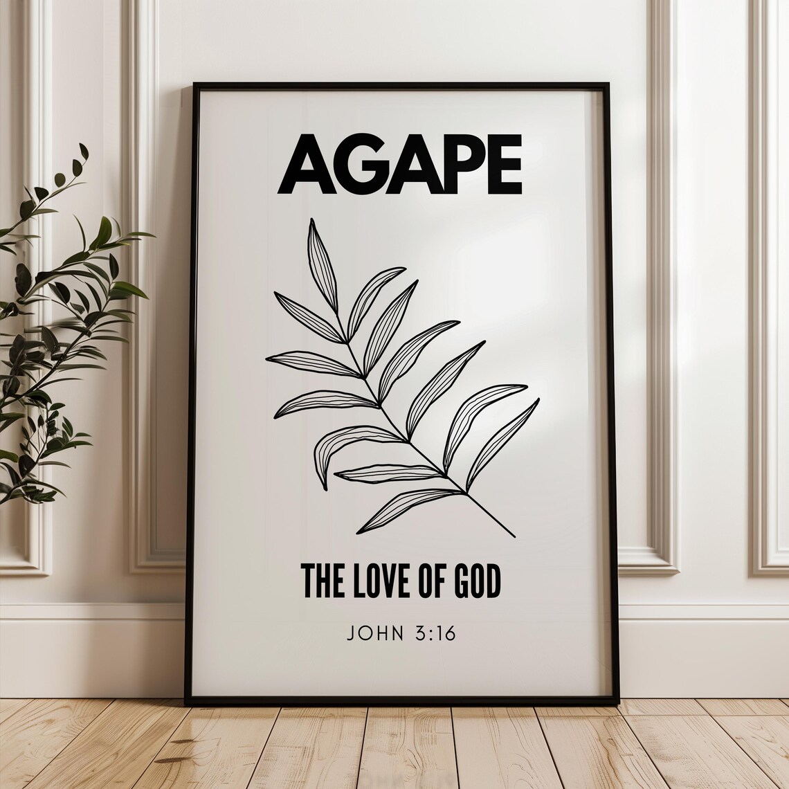 Biblical Types of Love, Agape, the Love of God, Christian Poster, Love ...