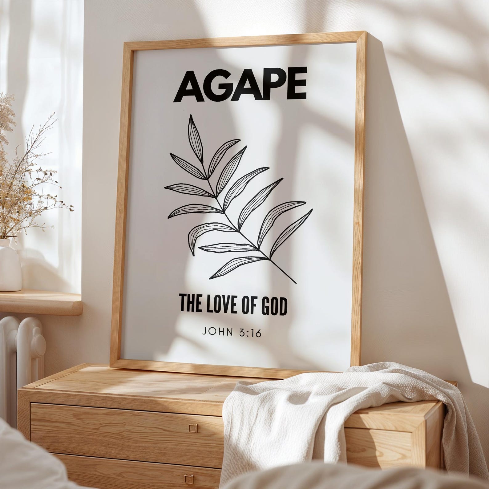 Biblical Types of Love, Agape, the Love of God, Christian Poster, Love ...