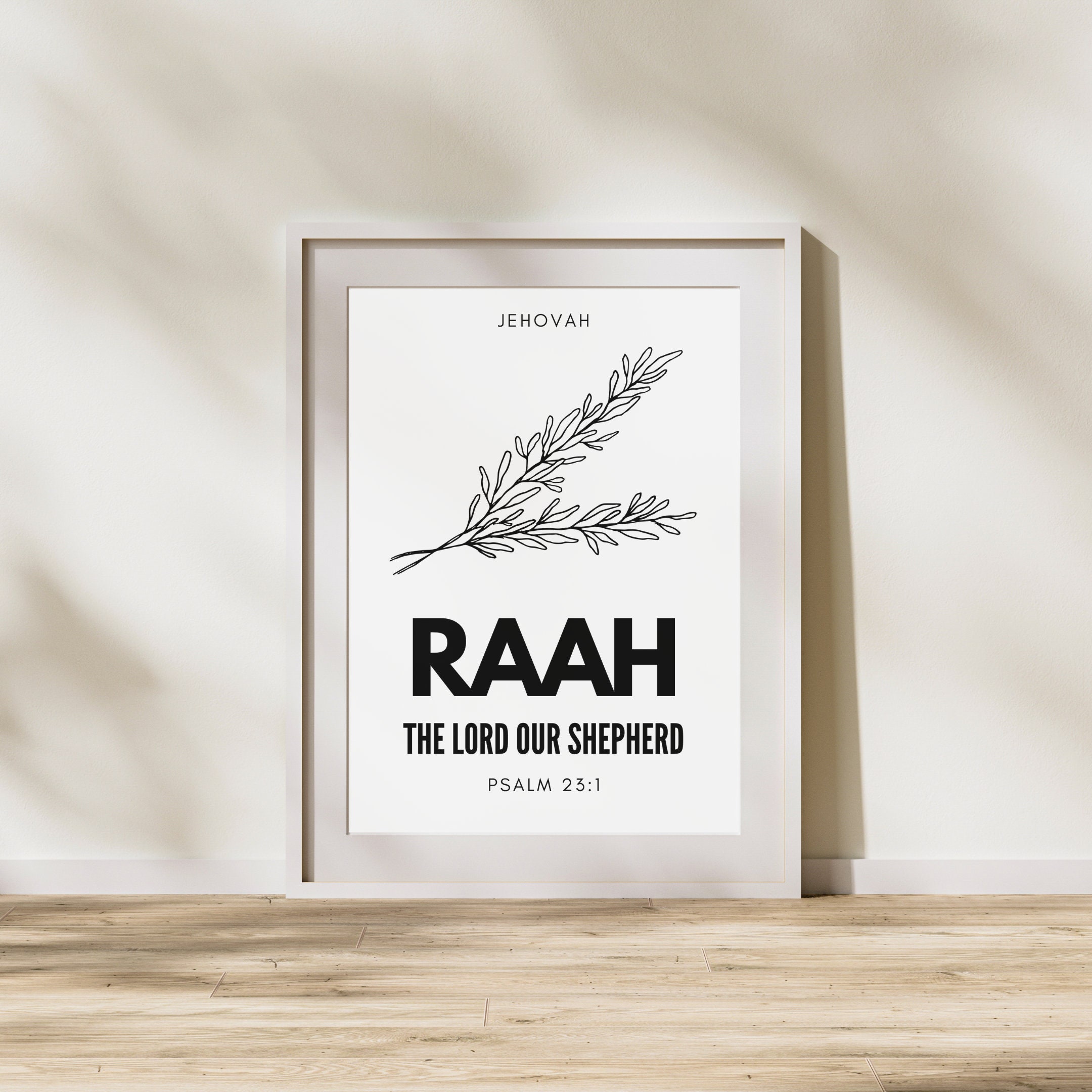 Printable Raah Wall Art, Instant Download Christian Scripture, Bible ...