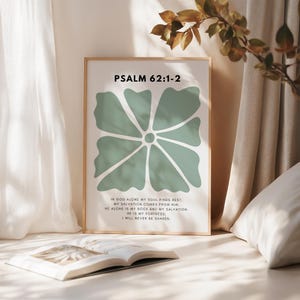 Printable Psalm 62 Wall Art, Instant Download Christian Scripture ...