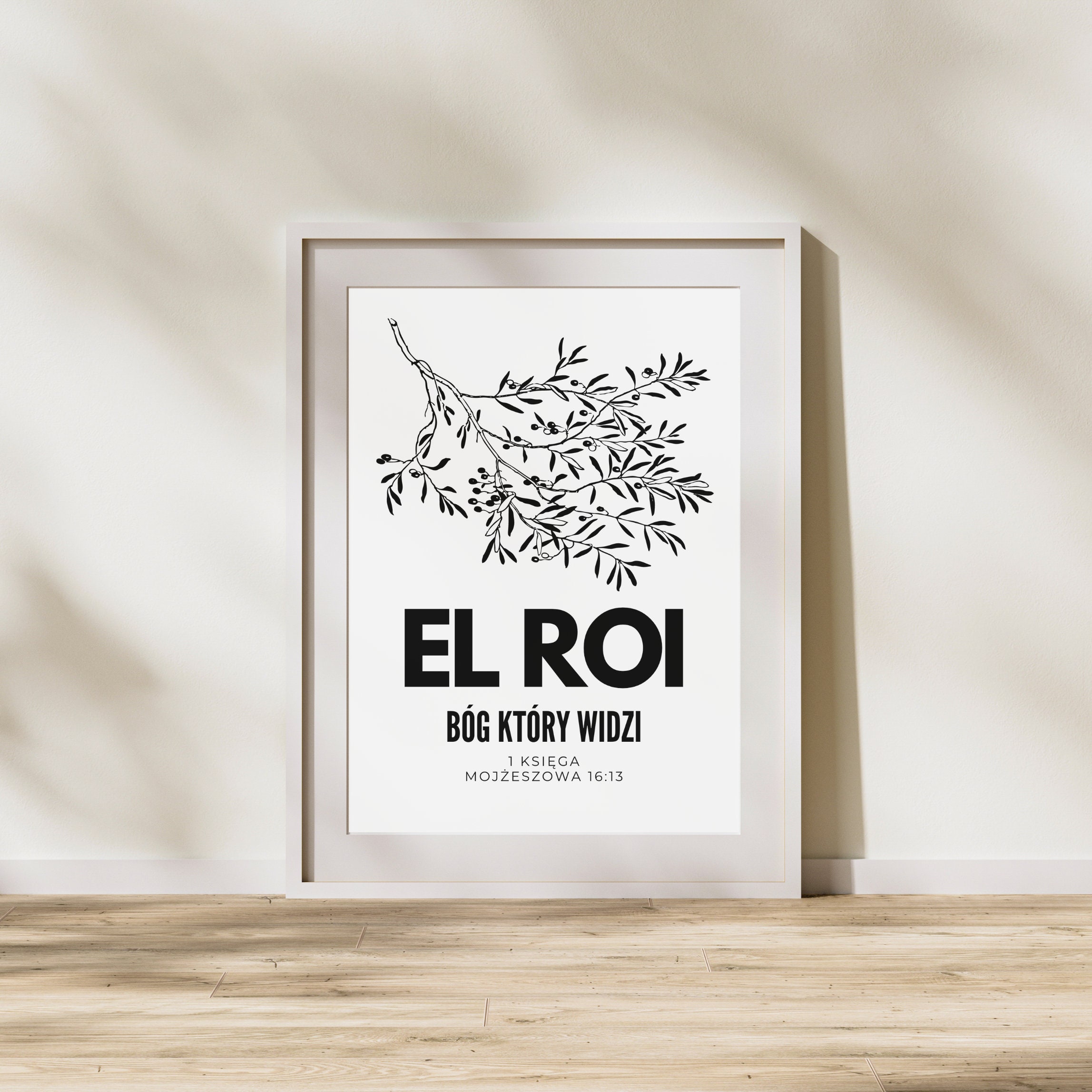 Printable El Roi Wall Art, Instant Download Christian Scripture, Bible ...
