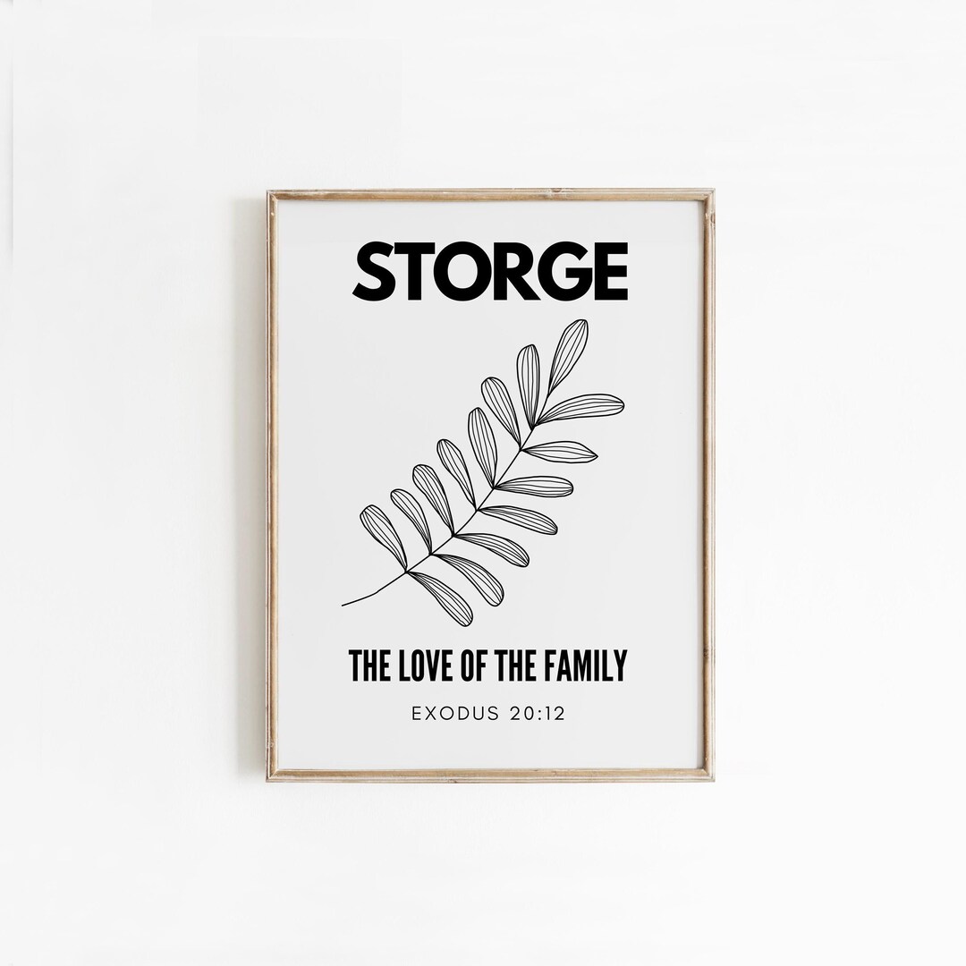 Biblical Types of Love, Storge, the Love of the Family, Christian ...