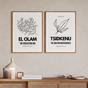 Printable El Olam Wall Art, Instant Download Christian Scripture, Bible ...