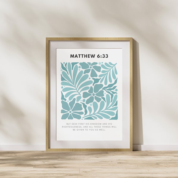 Matthew 6 33 - Etsy