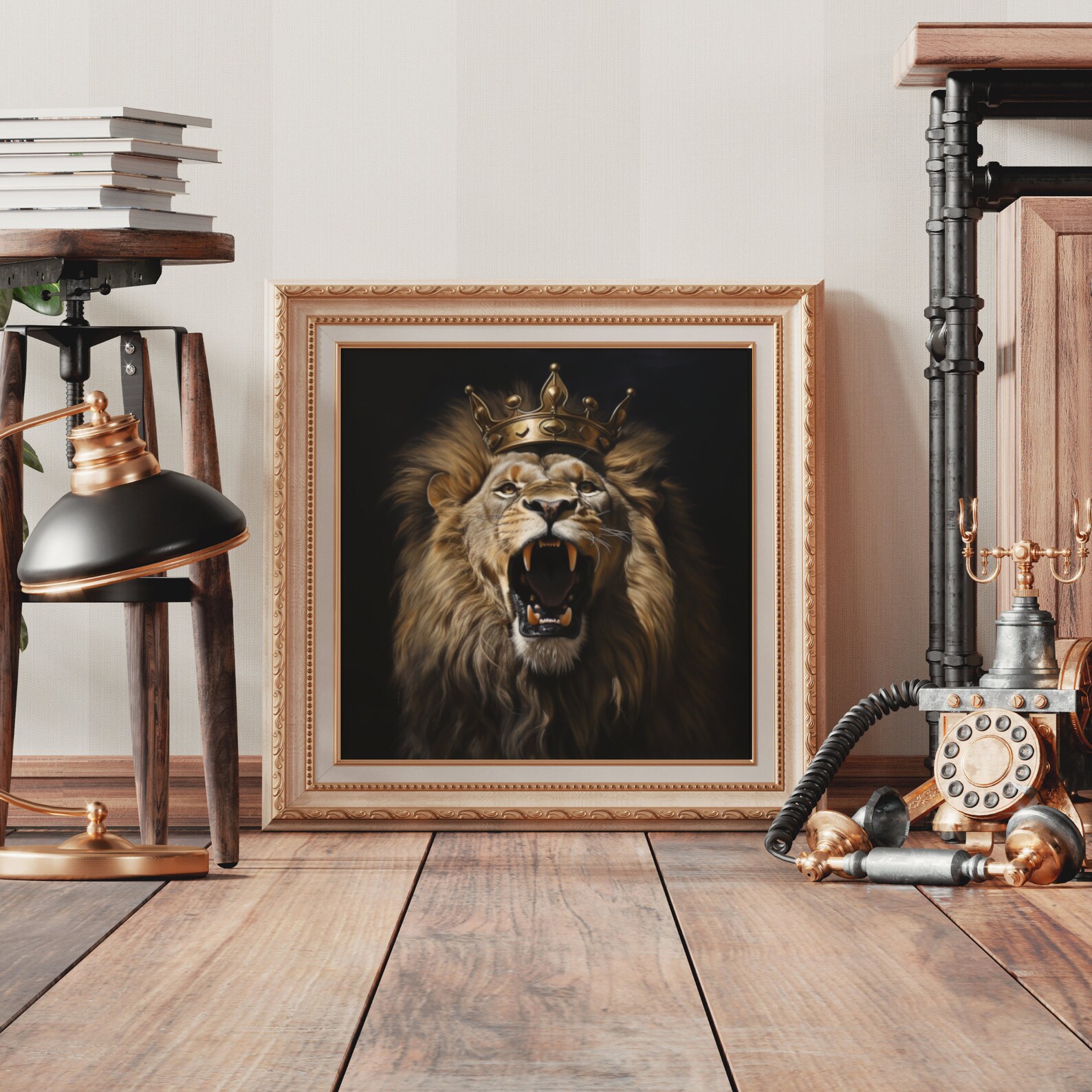 Lion of Judah DIGITAL DOWNLOAD Jesus Bible Art, Modern Bible Poster ...