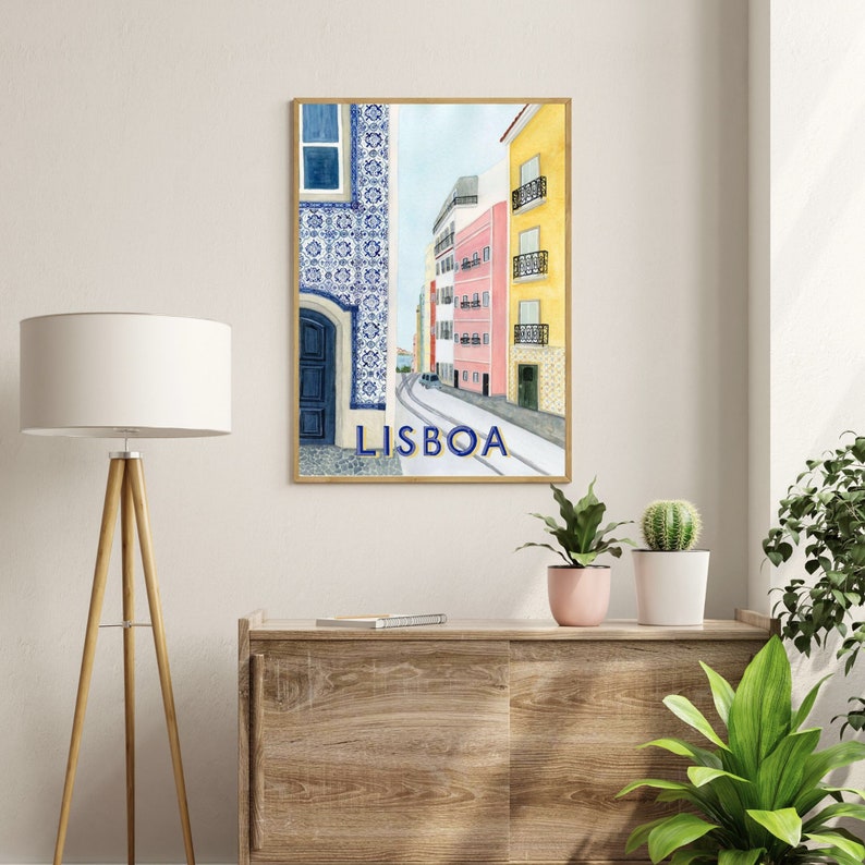 Lisbon Portugal Poster - Etsy