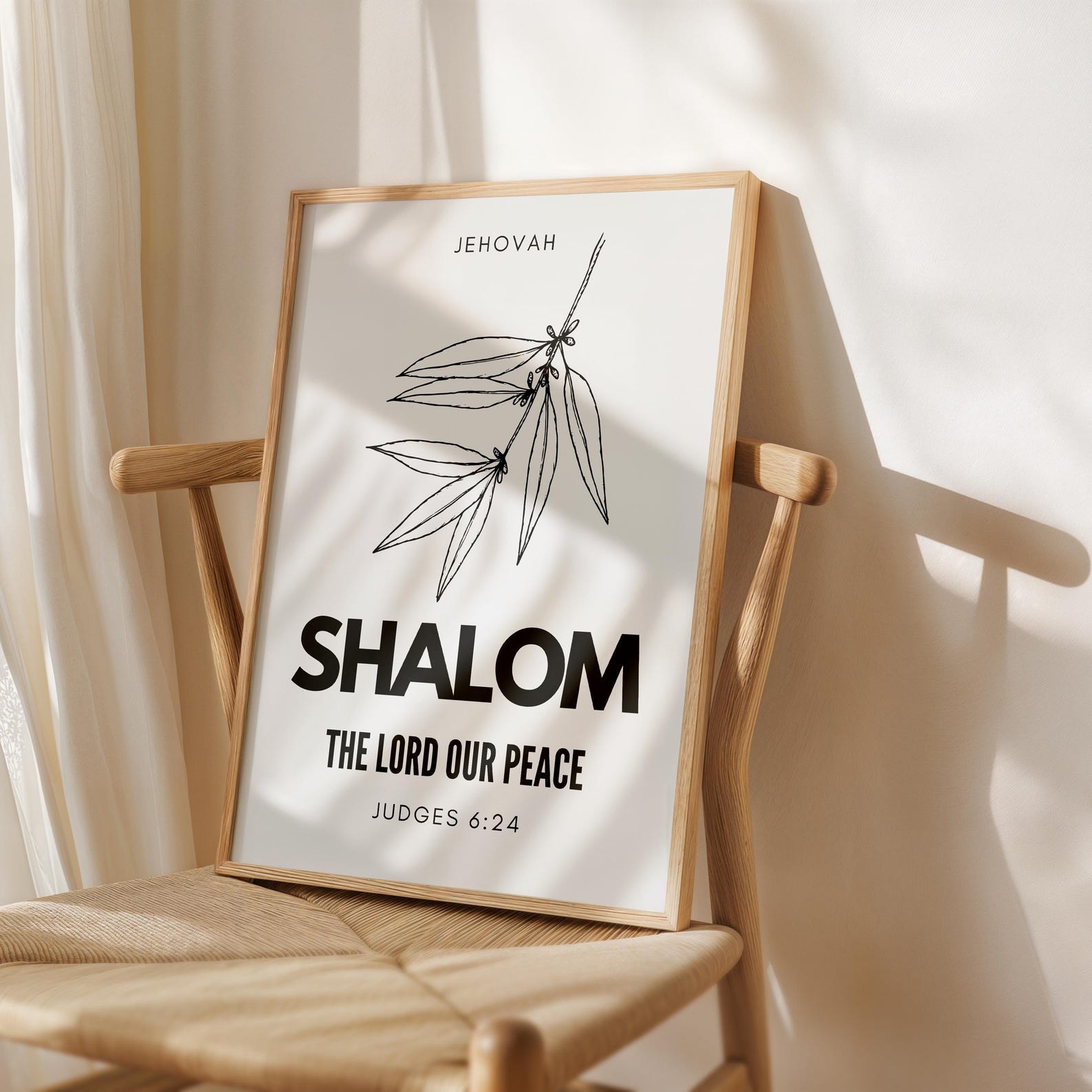 Printable Shalom Wall Art, Instant Download Christian Scripture, Bible ...