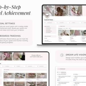 2025 Ultimate Glow up Notion Template | All-in-one Planner | That Girl ...