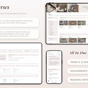 Light Academia Notion Template Notion Student Planner Notion Academic ...