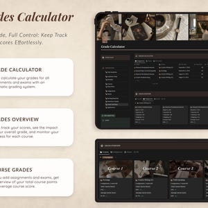 Dark Academia Notion Template, Notion Student Planner, Notion Academic ...