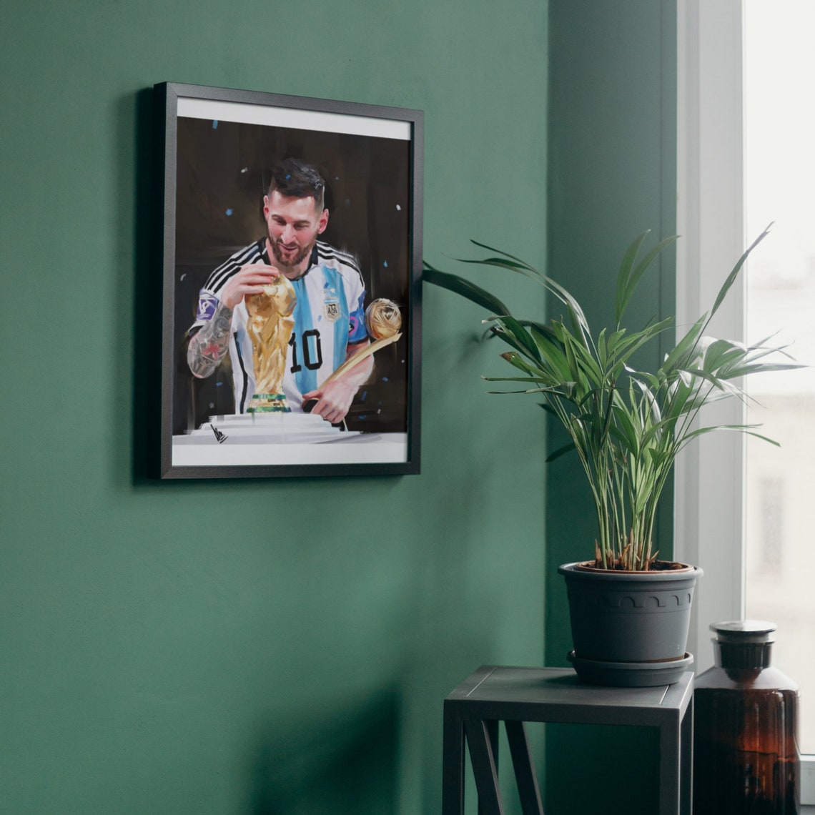 Lionel Messi Poster | Messi Wall Art | Messi Wall Decor| Argentina ...