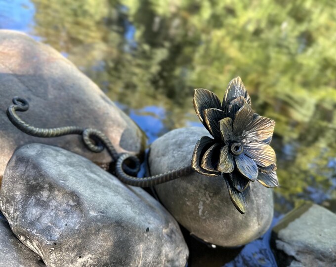 Daffodils, Hand Forged Iron Flowers, Blacksmith, Burnt Whisker Forge ...