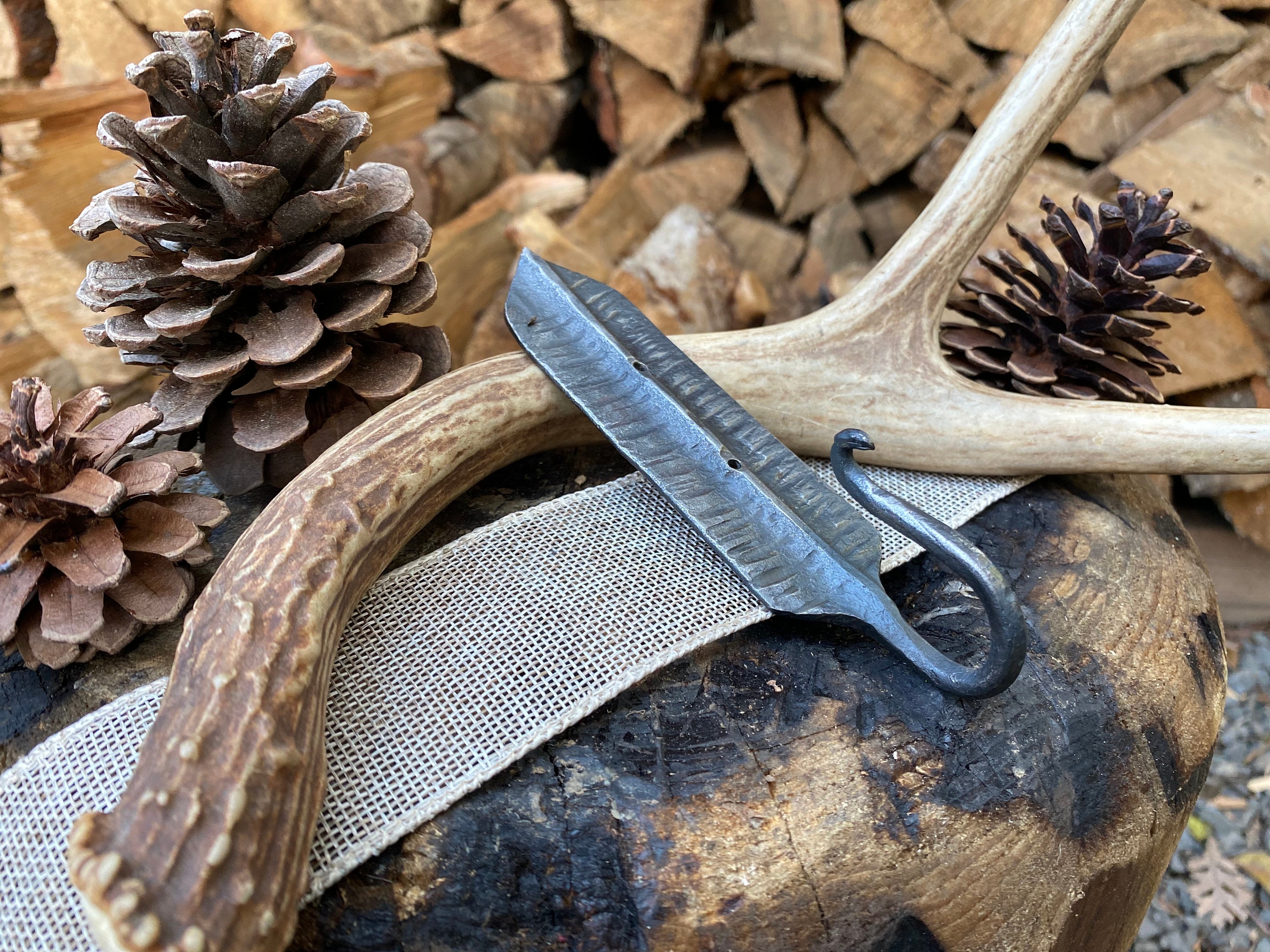 Hand Forged Feather Hooks - Etsy