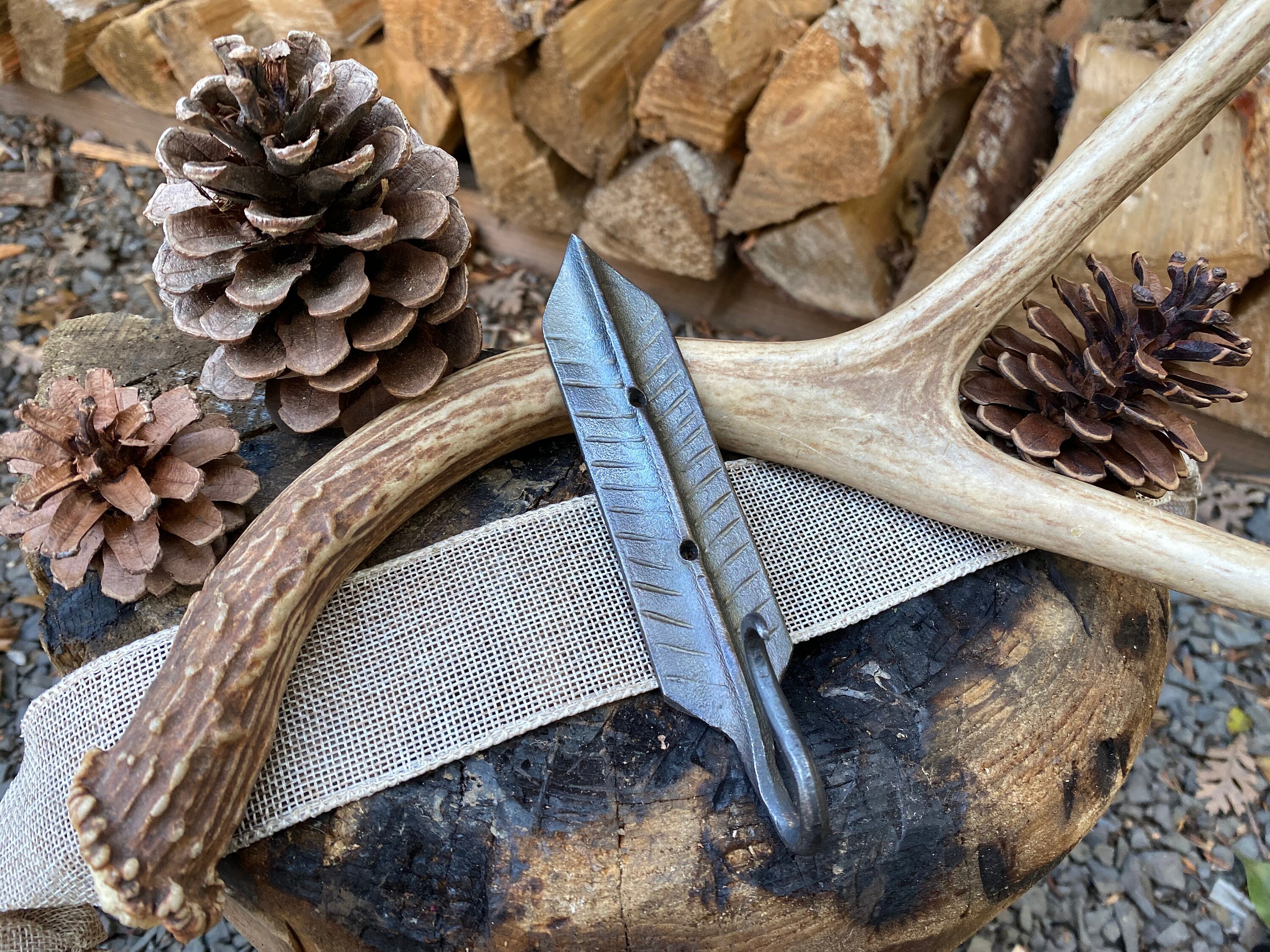 Hand Forged Feather Hooks - Etsy