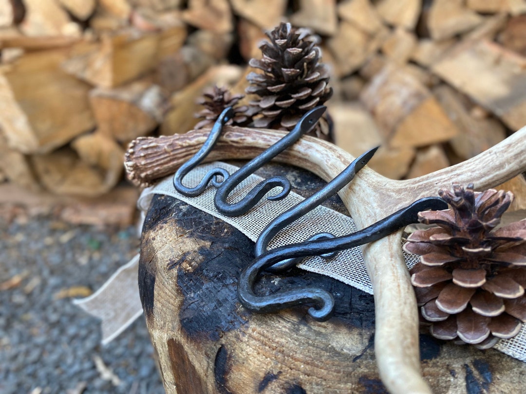 Hand Forged Wall Hook - Etsy