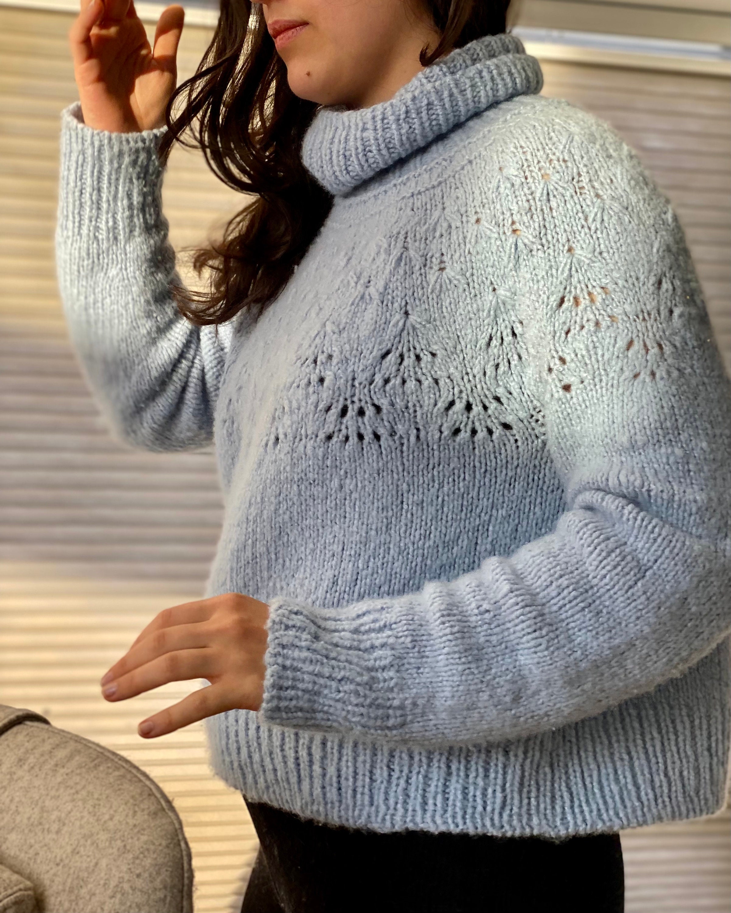 Knitting Pattern Round Yoke-pdf Pattern Seamless Yoke Pullover-knitting ...