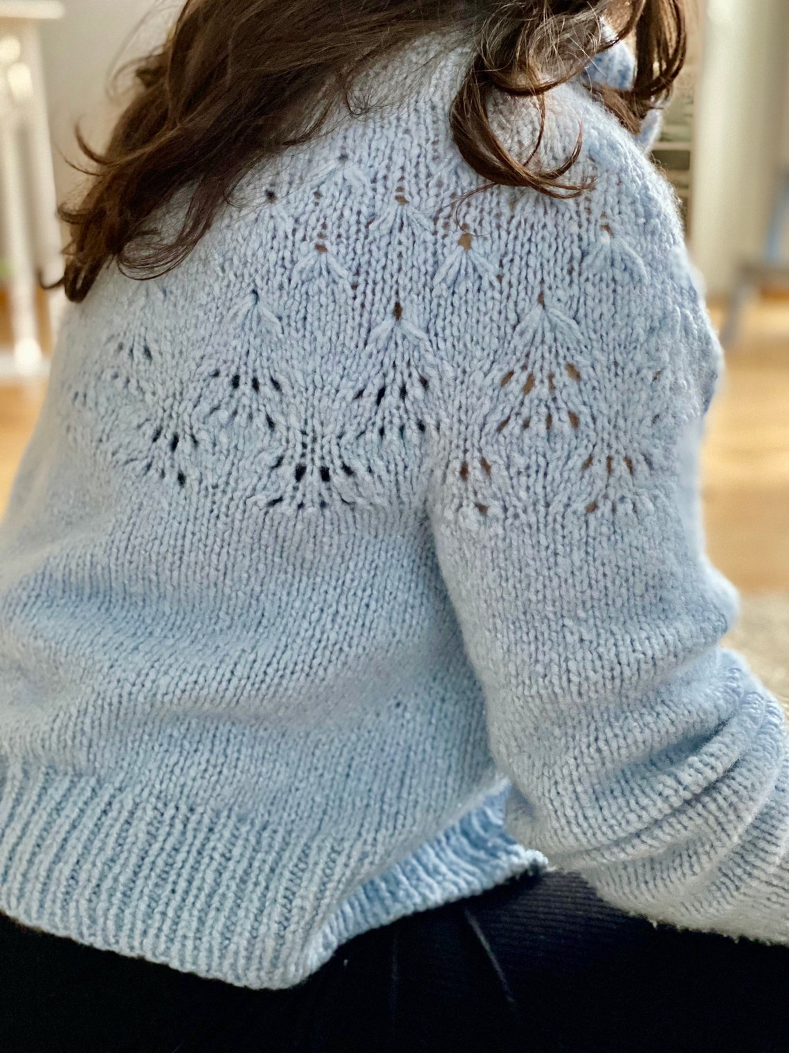 Knitting Pattern Round Yoke-pdf Pattern Seamless Yoke Pullover-knitting ...