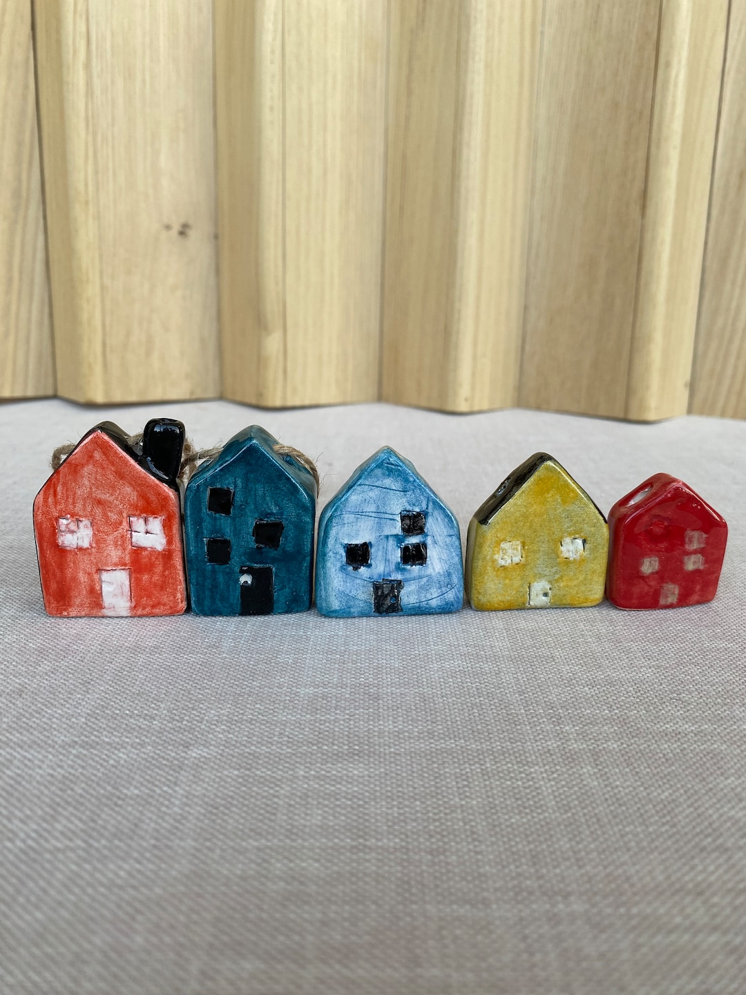 Tiny Ceramic House - Ceramic Miniature House - Mini Ceramic Houses ...