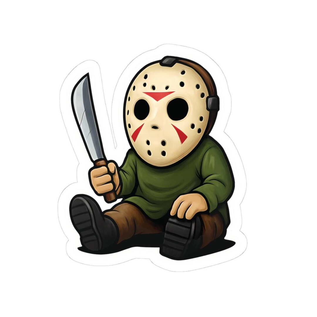 Baby Jason Voorhees Kiss-cut Stickers, Friday the 13th Character ...
