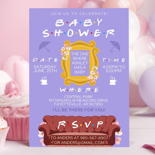 Friends Baby Shower - Etsy