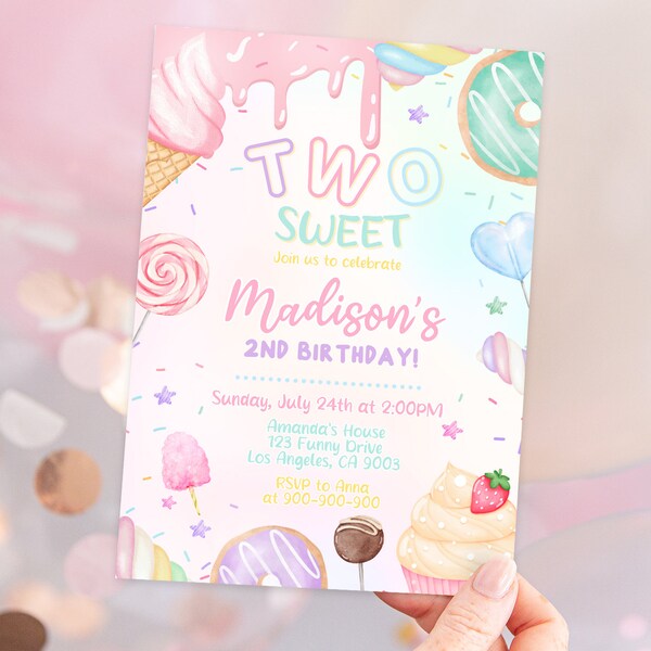 Two Sweet Birthday - Etsy