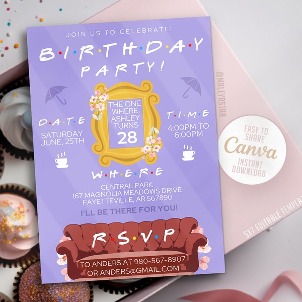 Friends Themed Birthday Party - Etsy