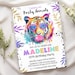 Party Animals Birthday Invitation, Tiger Jungle Theme, Safari Party ...